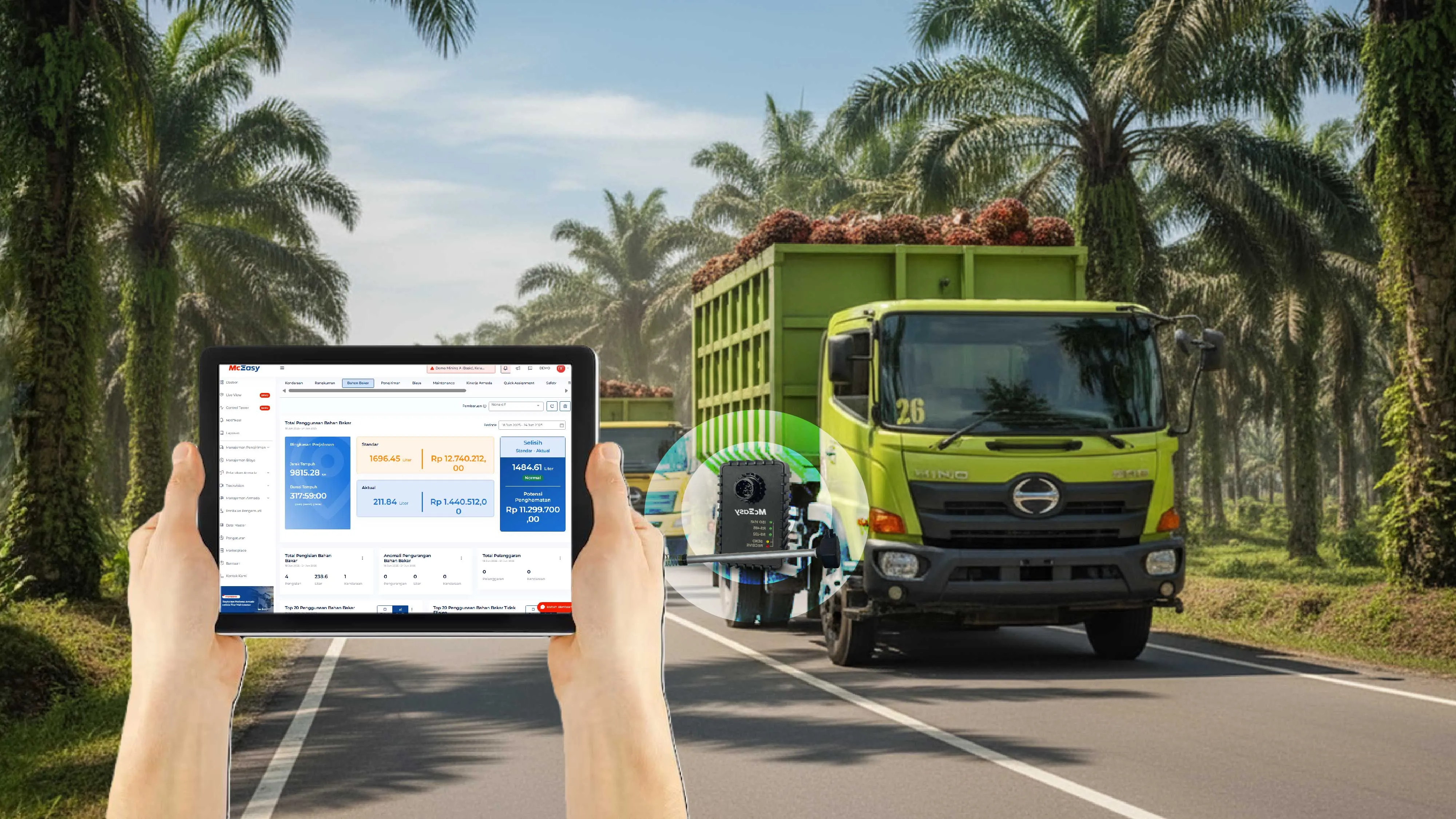 Teknologi Sensor di Industri Sawit untuk Hemat BBM - McEasy