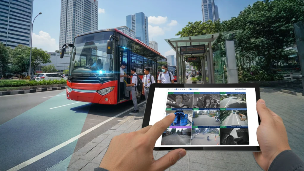 Manfaat CCTV Kendaraan Bus Transportasi Umum - McEasy